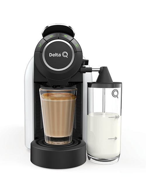 Delta Q lança máquina de café em cápsulas com sistema de leite integrado