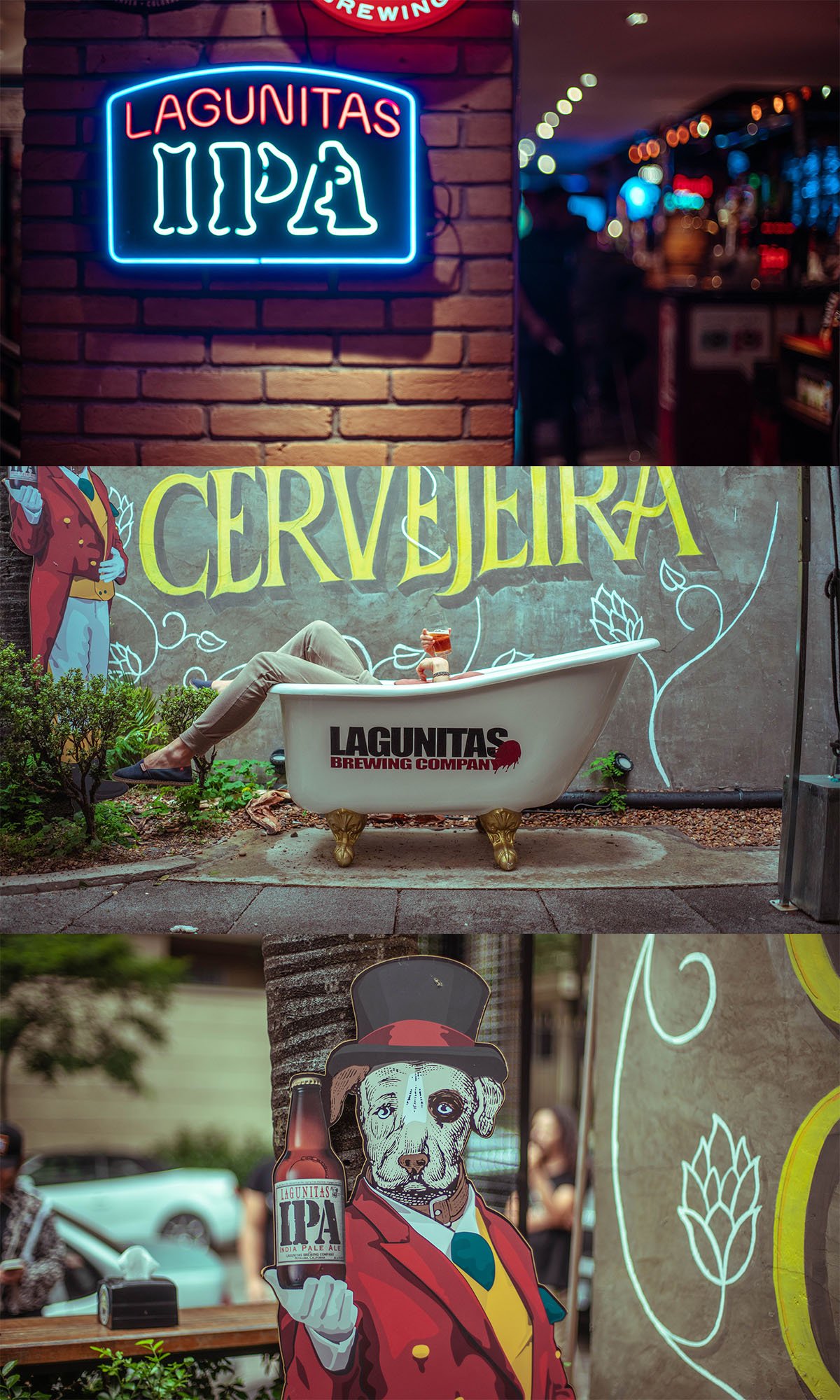 Lagunitas faz TAP Takeover com diversos de seus rótulos importados