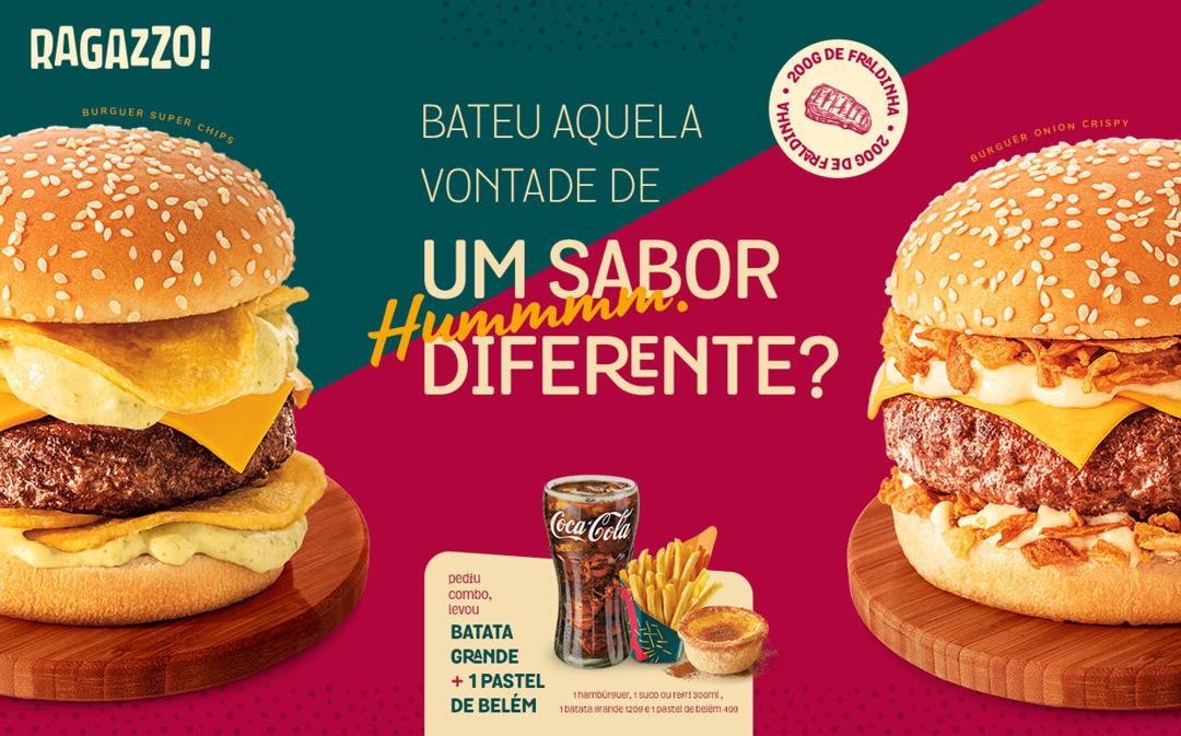 Novos hambúrgueres do Habib's e Ragazzo