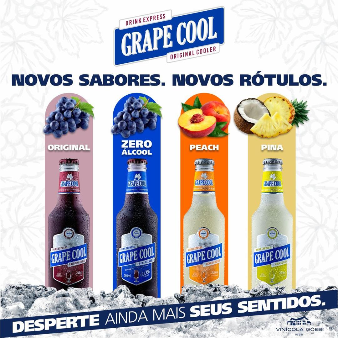Conheça os novos sabores do Grape Cool
