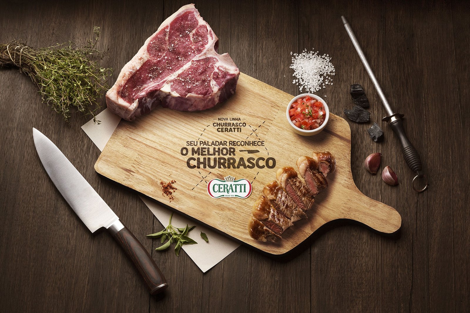 Ceratti lança linha de churrasco