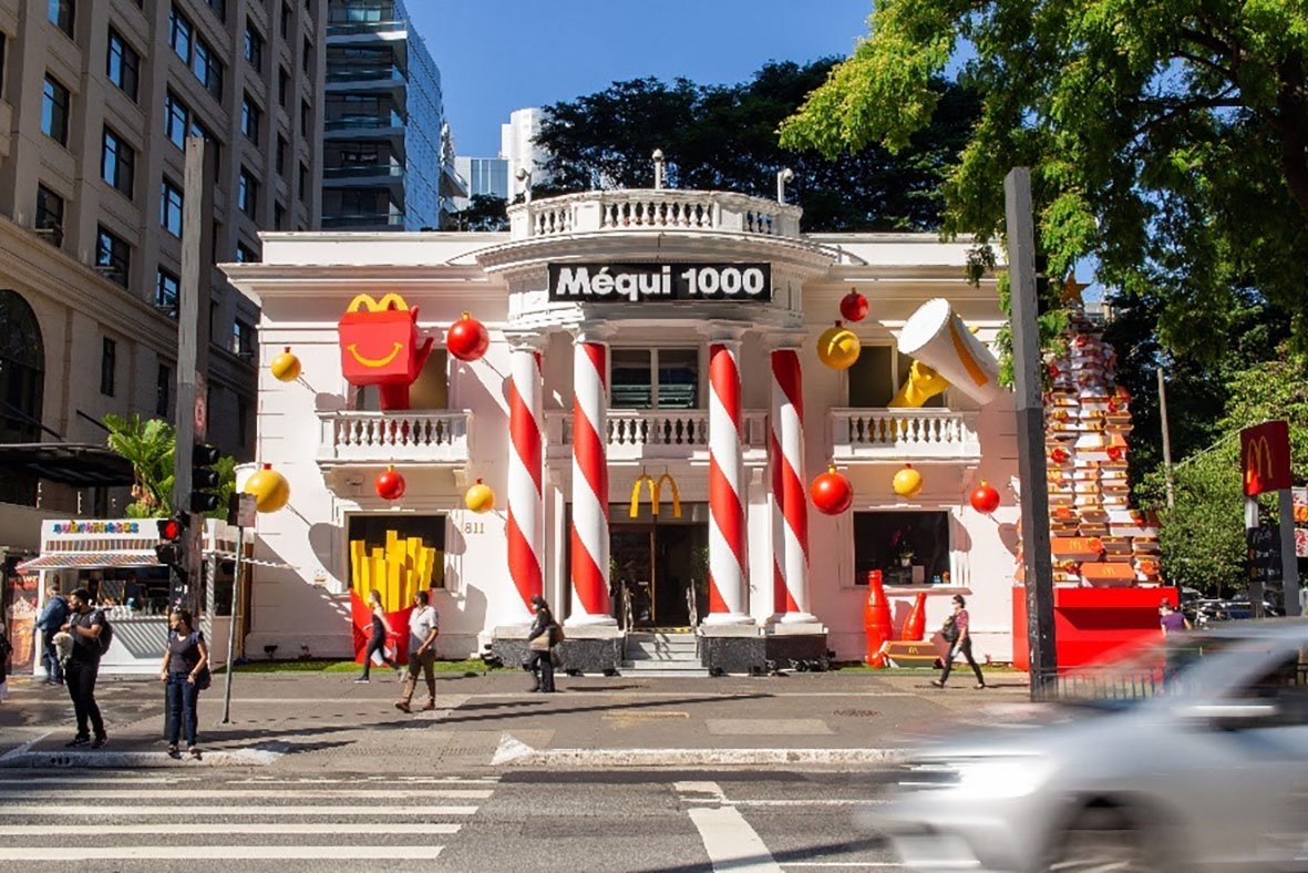 Méqui 1000 tem Natal com decoração e itens exclusivos