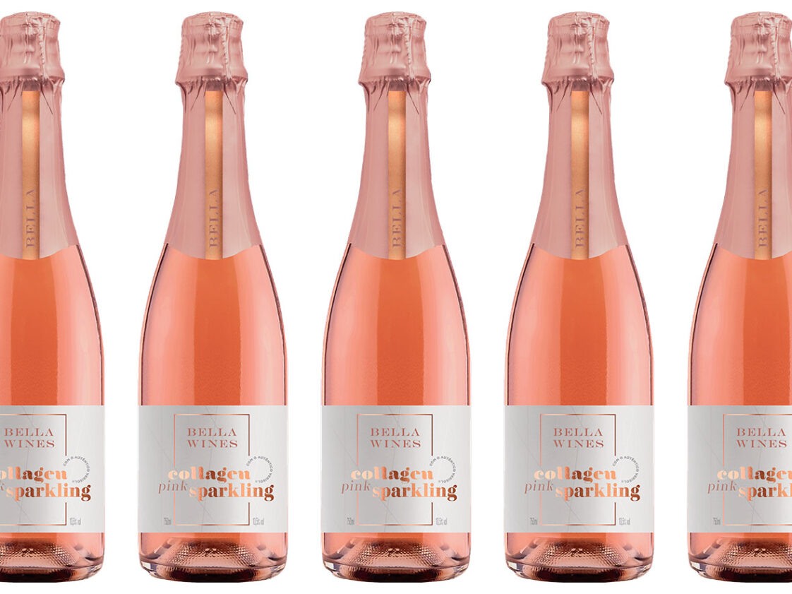 Conheça o "Bella Collagen Sparklin Pink", da Bella Wines