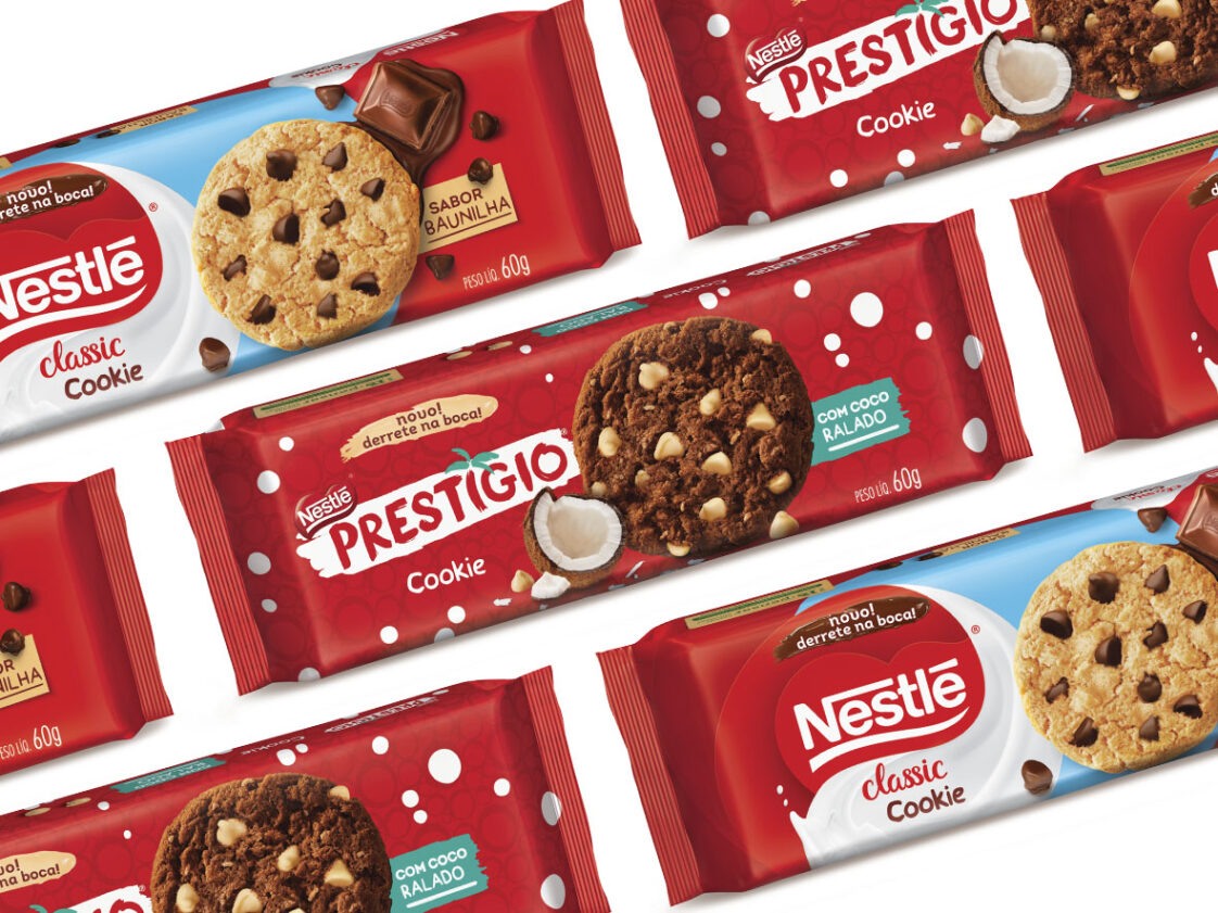 Nestlé lança novos sabores de cookies