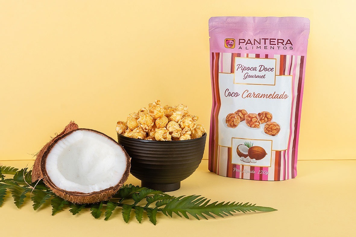 Pantera Alimentos lança pipocas doce gourmet - Gastronominho