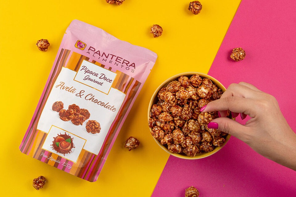 Pantera Alimentos lança pipocas doce gourmet - Gastronominho