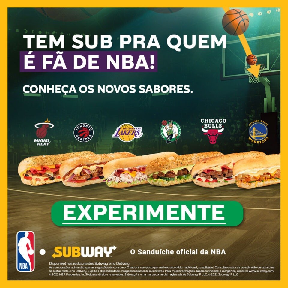 Conheça os Sub da NBA com a Subway®