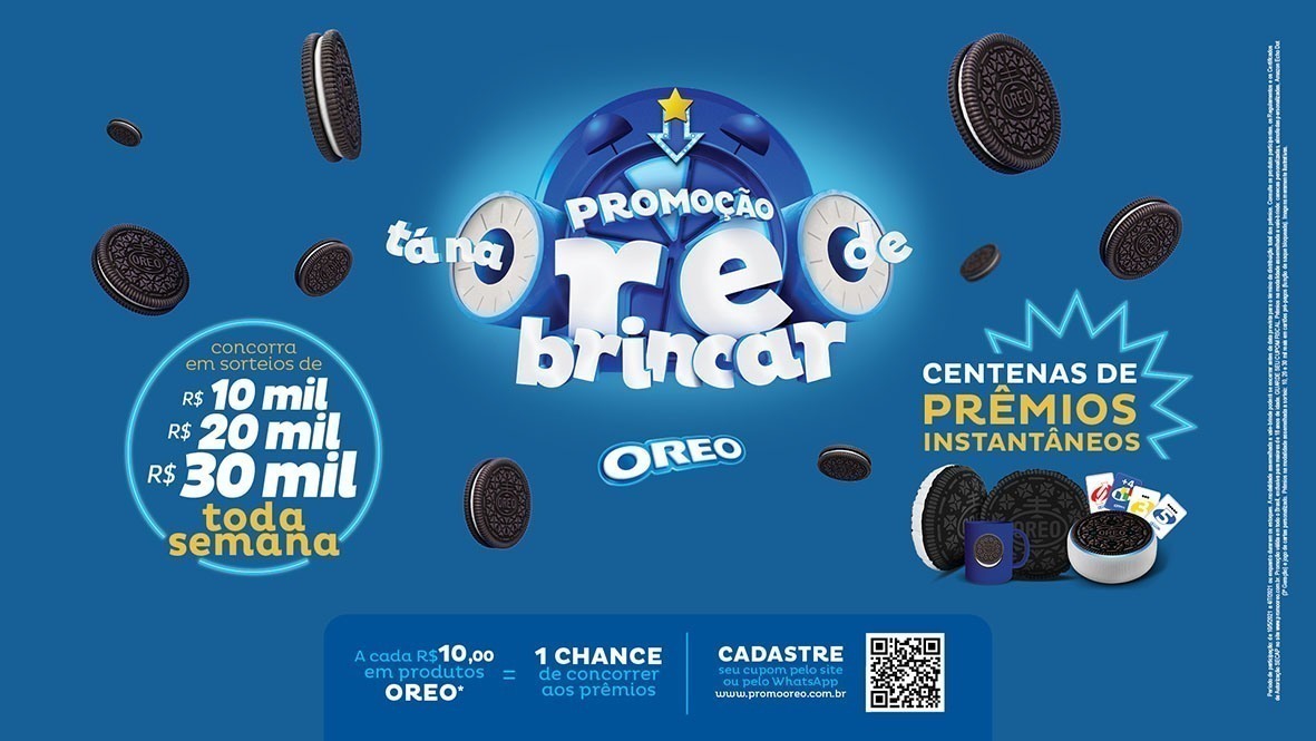 Oreo lança promoção "Tá na Oreo de Brincar"