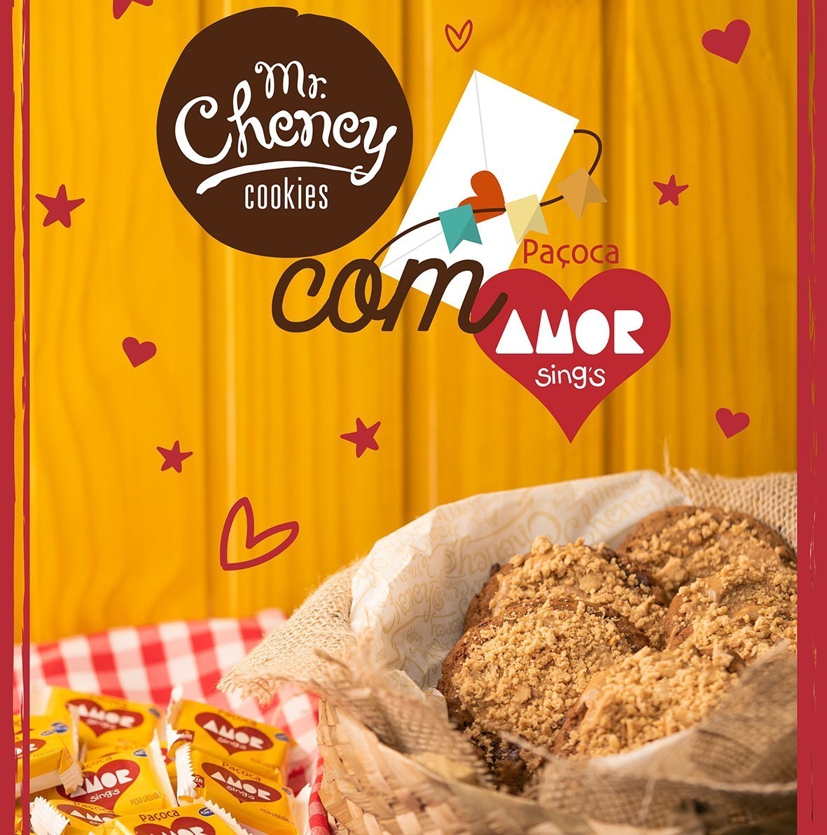 Mr. Cheney lança cookie com Paçoca Amor - Gastronominho
