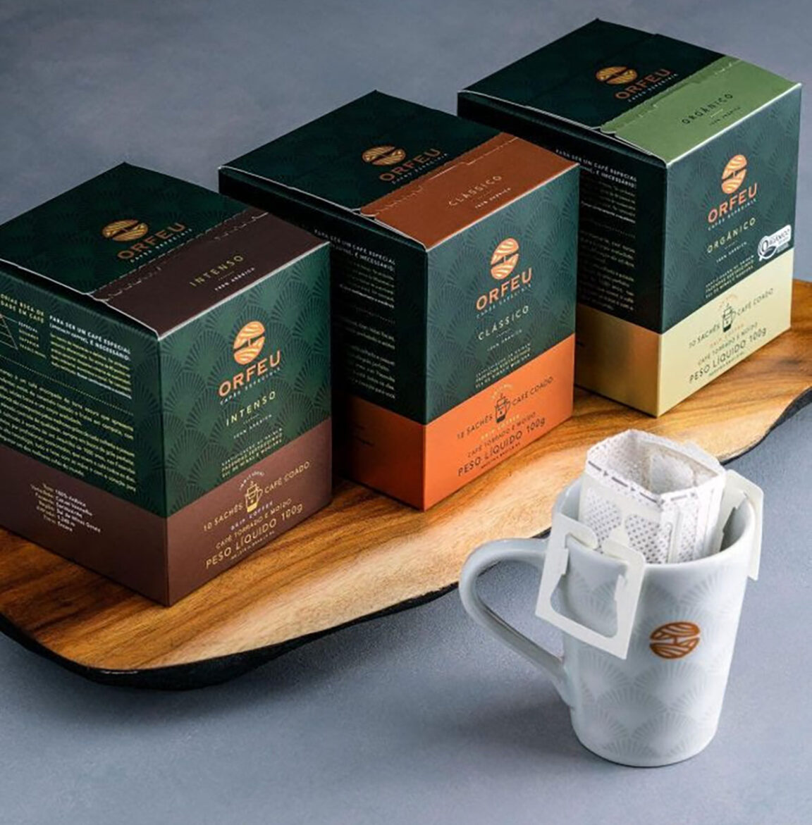 Orfeu Cafés Especiais lança blends de drip coffee