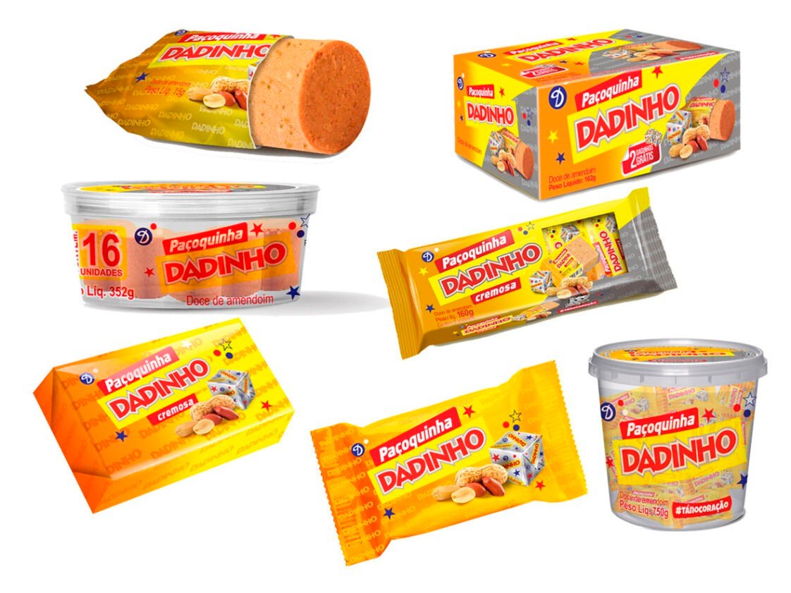 Lançamento: linha de paçocas Dadinho