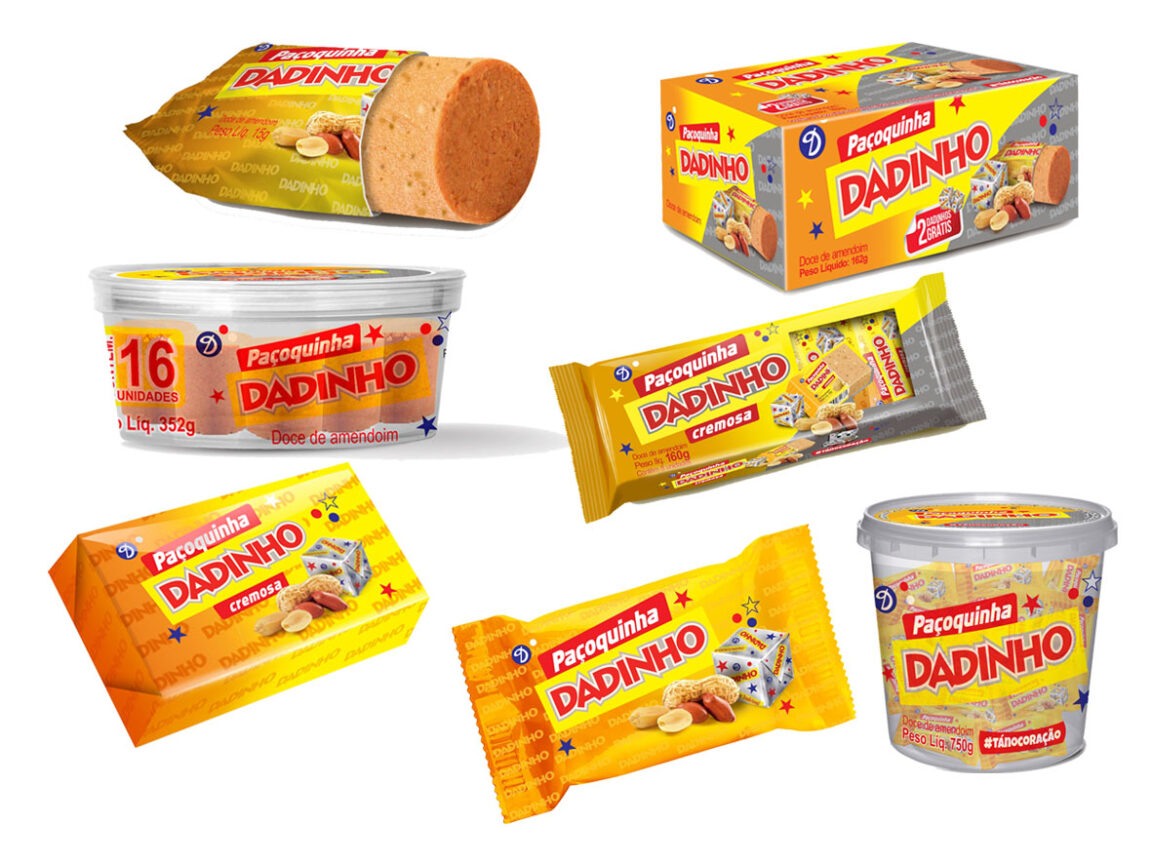 Lançamento: linha de paçocas Dadinho