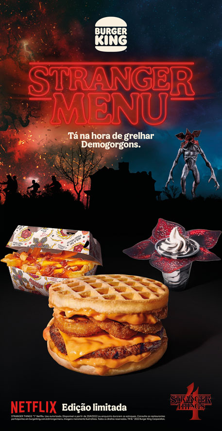 Burger King® lança combos do Stranger Things