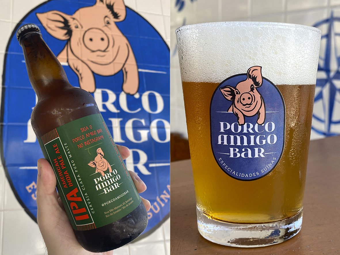 Porco Amigo Bar lança nova cerveja em evento no Leblon