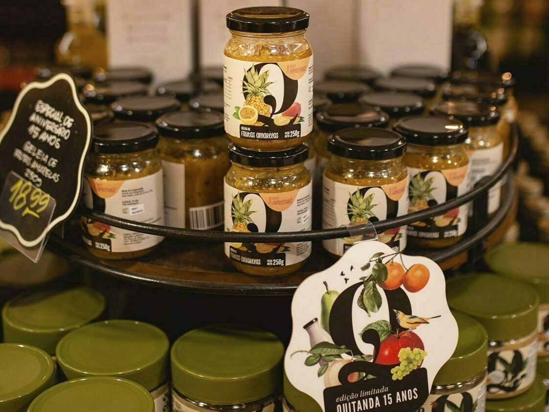 Chef Aprendiz leva produto para o Quitanda
