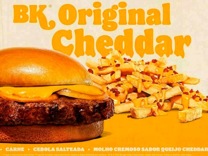 BK Original Cheddar, o novo lanche do Burger King®