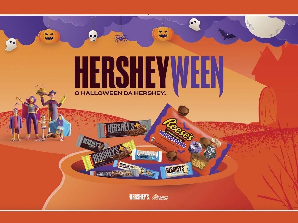 Hershey's em clima de Halloween