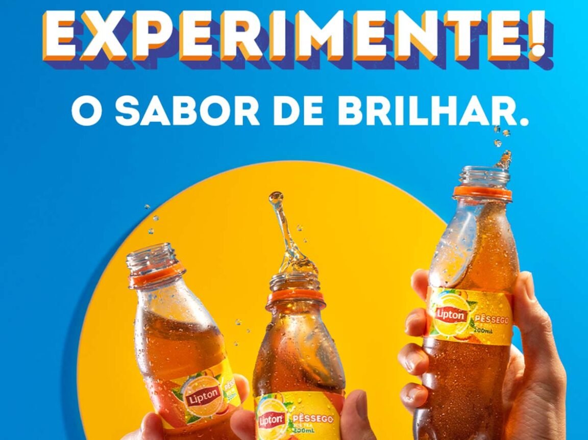 Lipton® lança versão mini de chás em garrafas