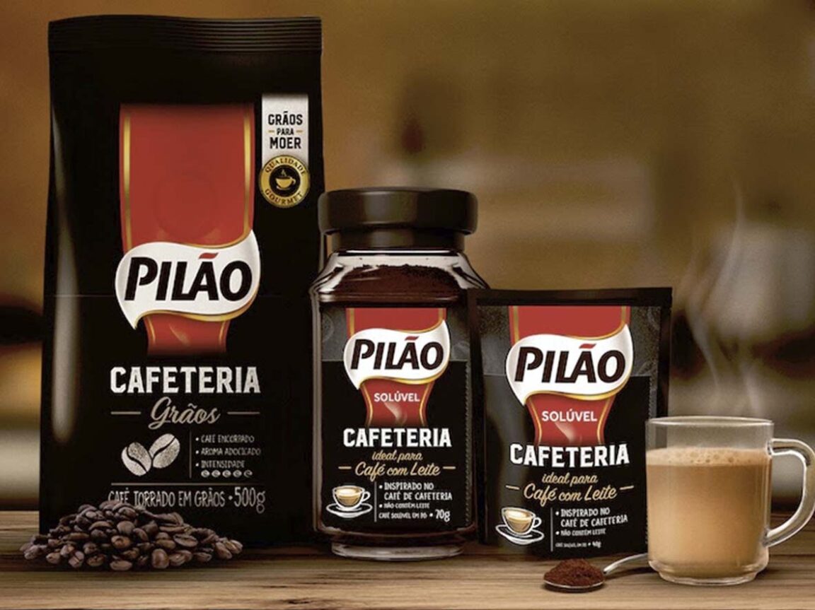 Pilão Cafeteria em grãos e solúvel
