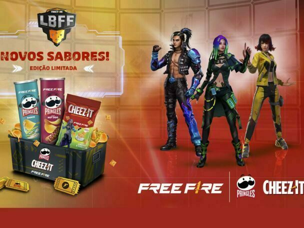 Pringles® e Cheez-It® com edição especial de Free Fire®