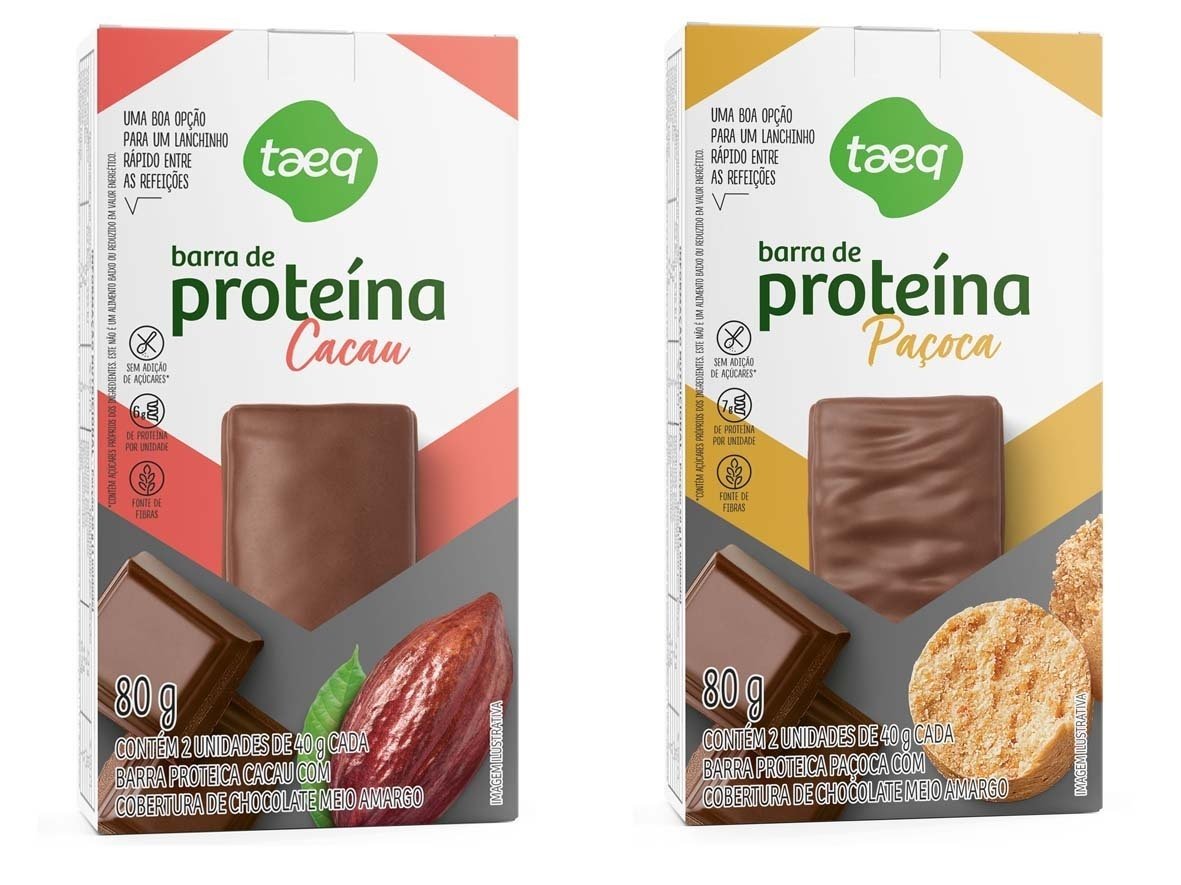 Taeq lança barras de proteínas em novos sabores