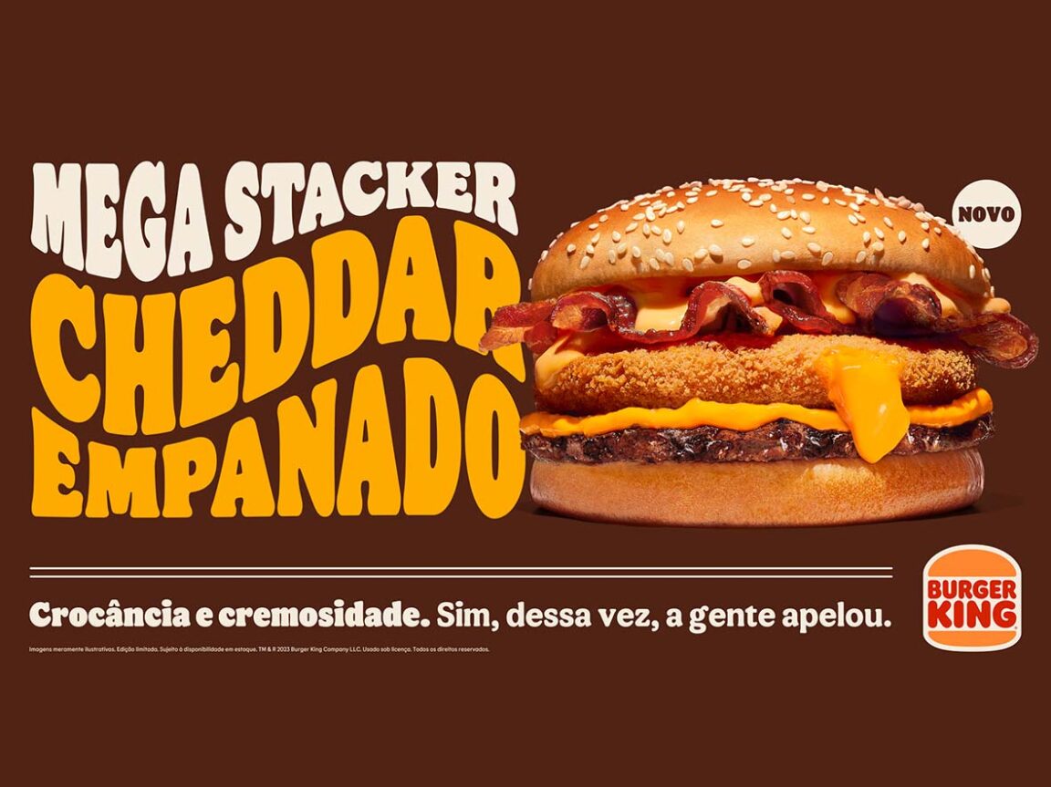 Burger King® tem novidade na linha Mega Stacker