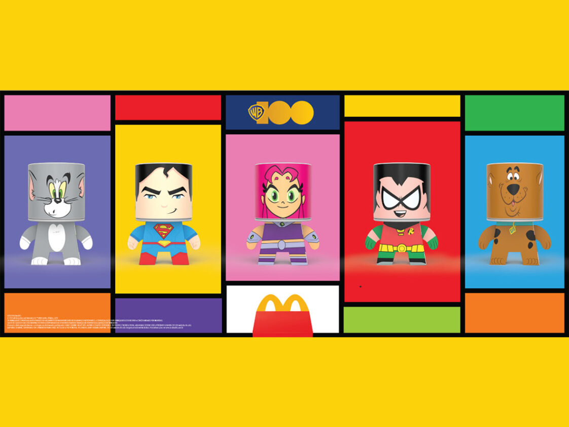 McLanche Feliz celebra os 100 anos da Warner Bros.