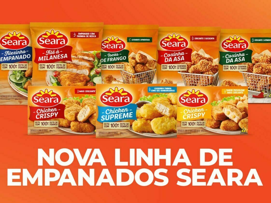 Seara lança nova linha de empanados