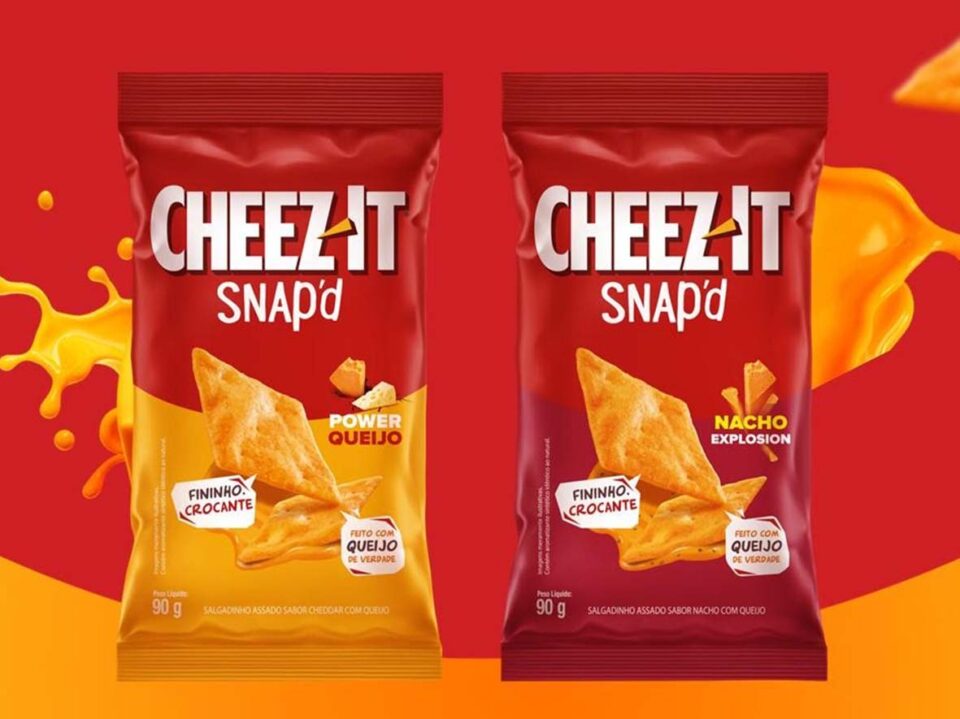 Cheez-It® tem novo formato