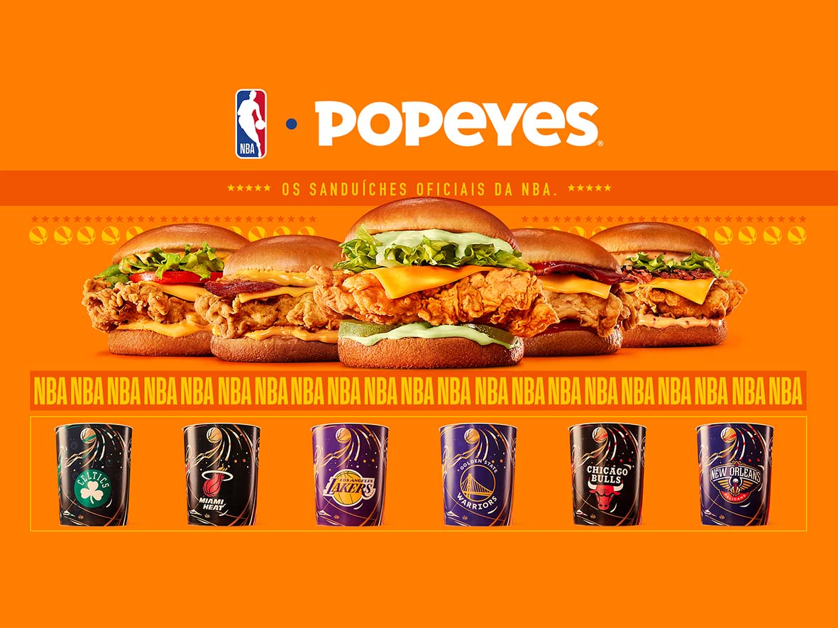 Popeye's® tem novidades inspiradas na NBA