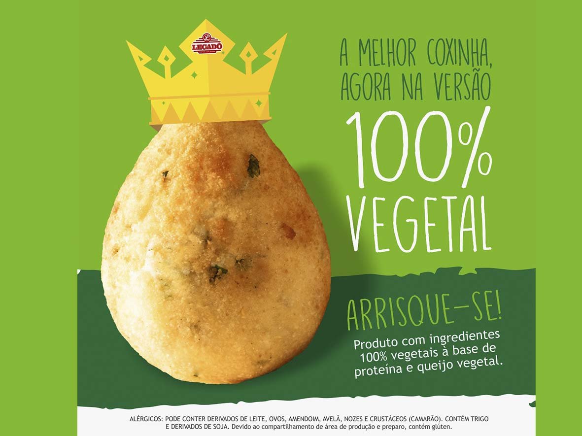 Lecadô apresenta a Coxinha 100% Vegetal