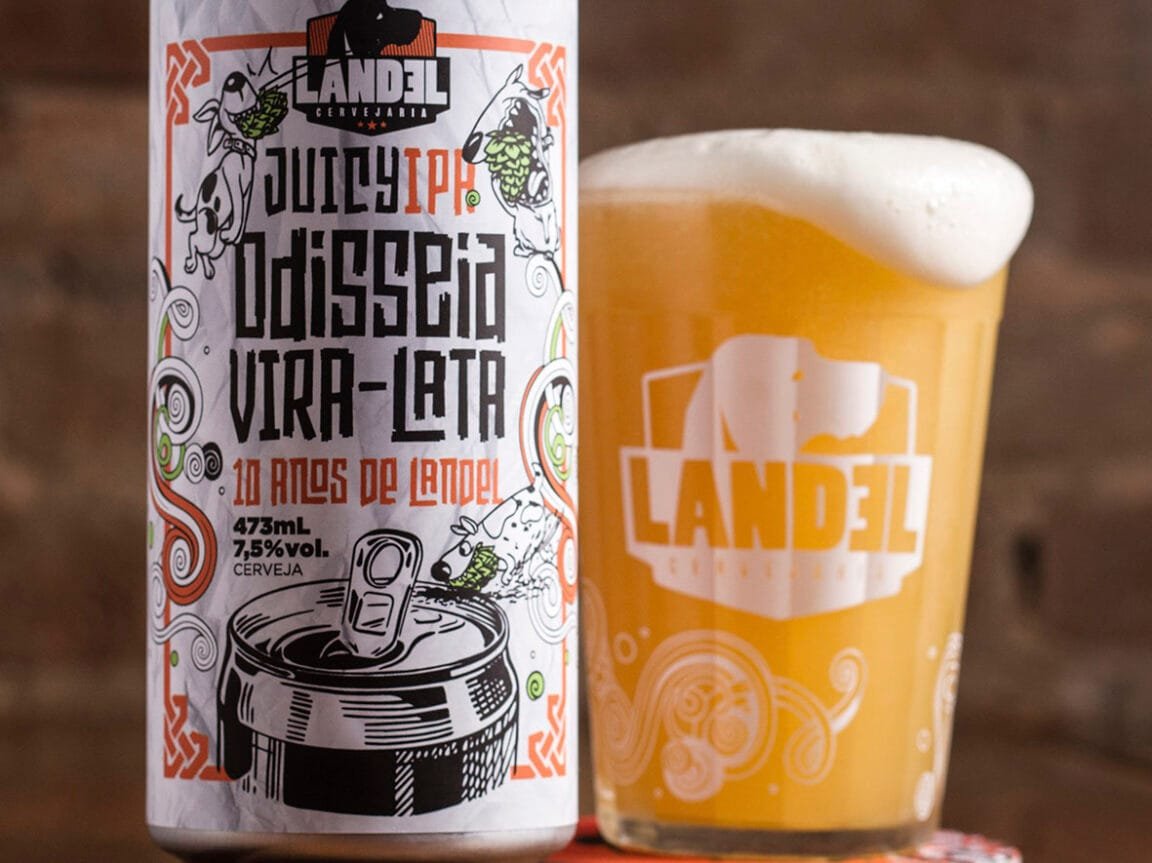 A Odisséia dos 10 anos de vida da Landel virou cerveja