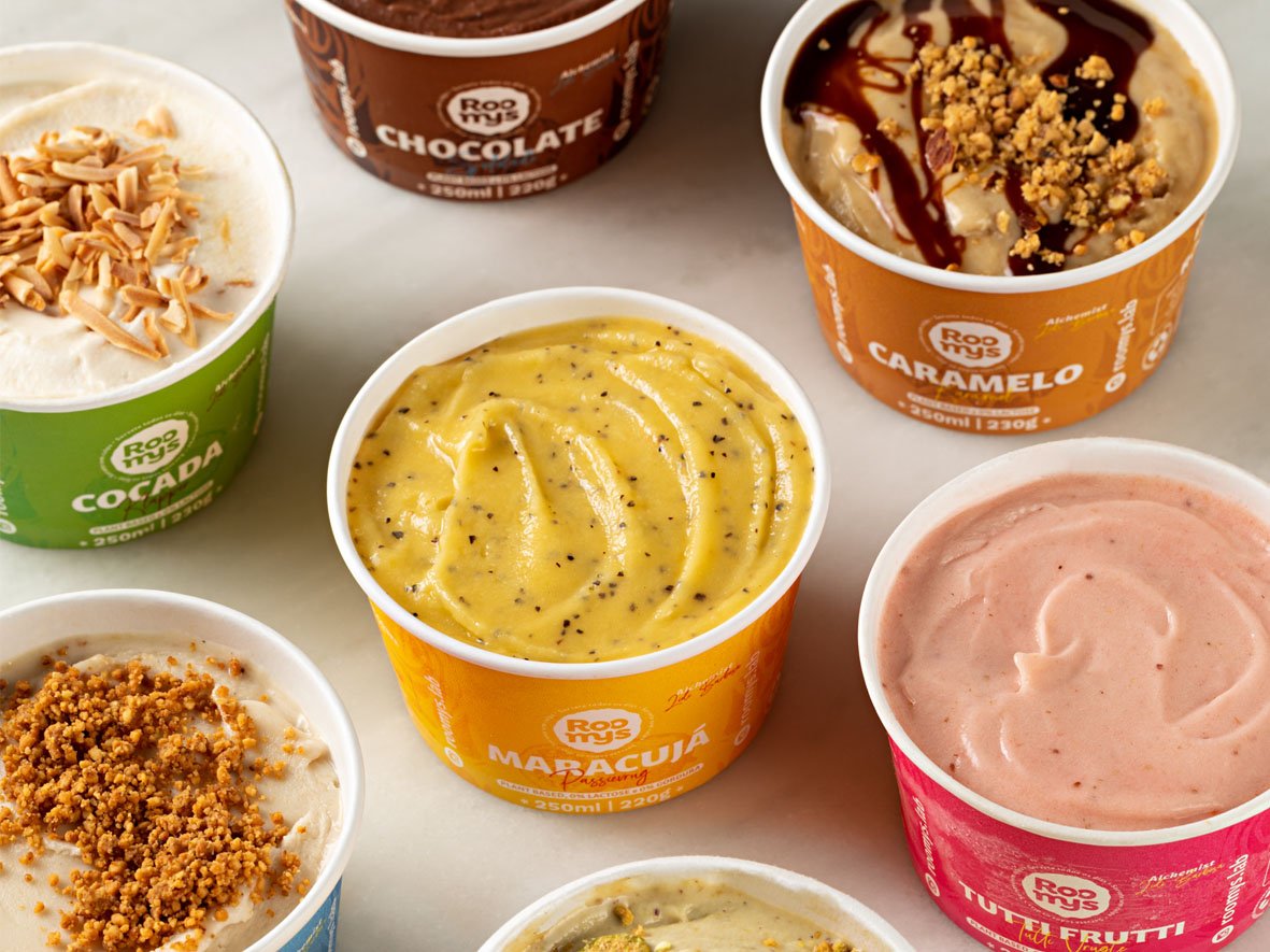Roomys apresenta sorvete plant based
