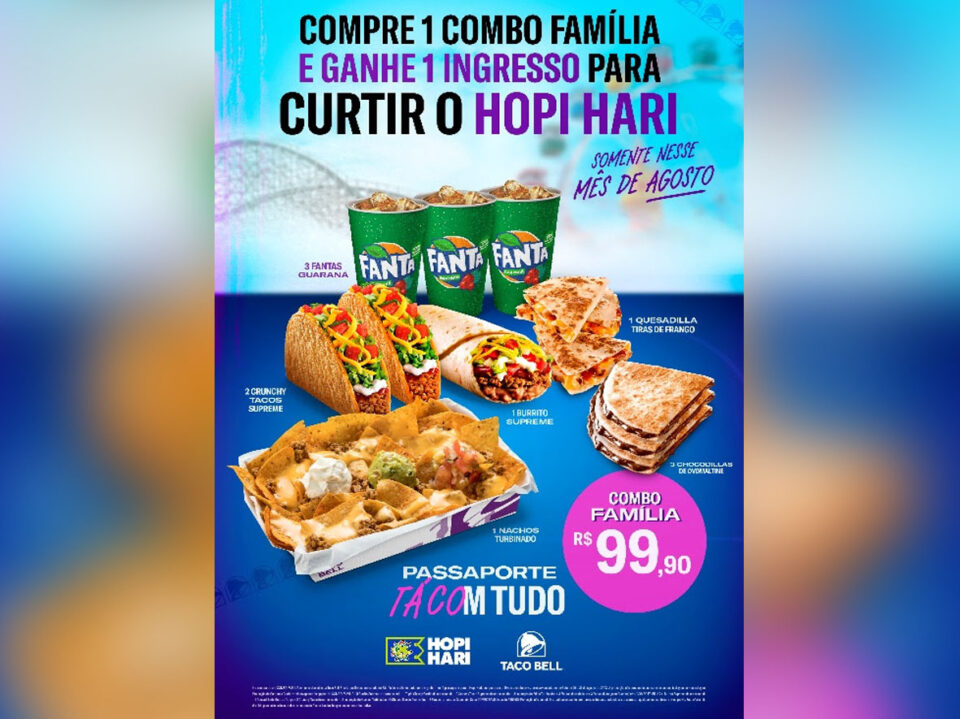 Taco Bell apresenta os Combos Família