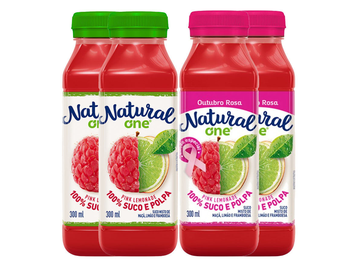 Natural One lança Pink Lemonade para o Outubro Rosa