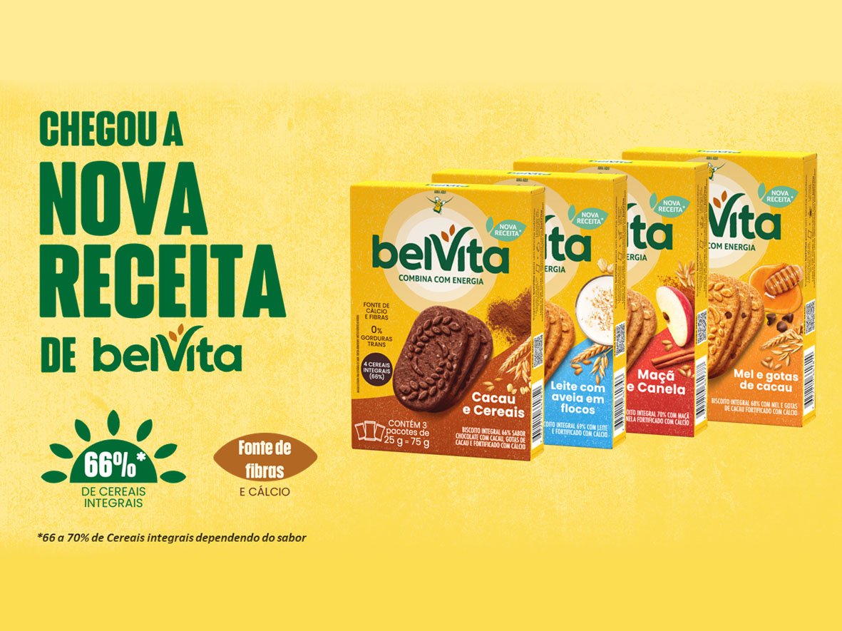 Belvita passa por reposicionamento e atualização
