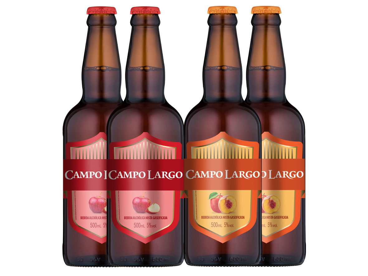 Drafts de pêssego e maçã completam portfólio da Campo Largo