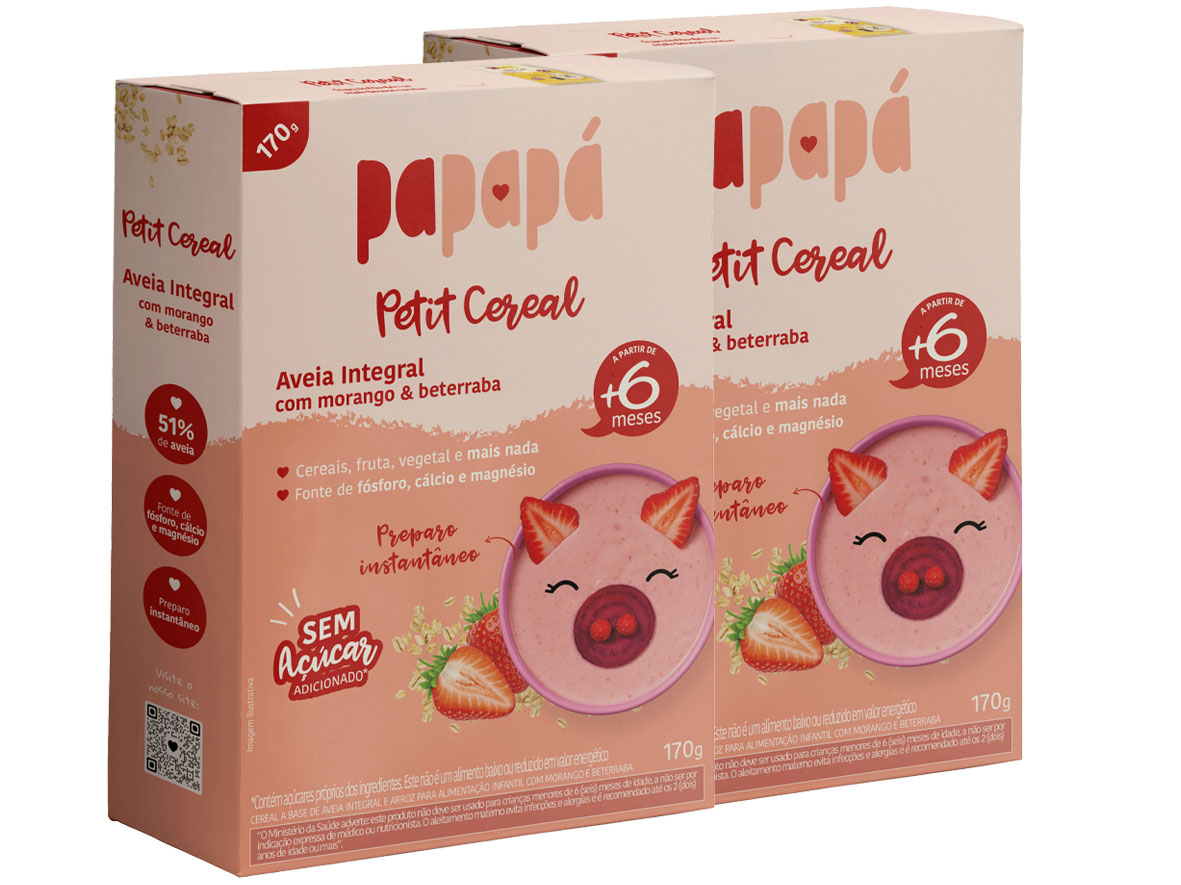 Papapá apresenta a linha Petit Cereal