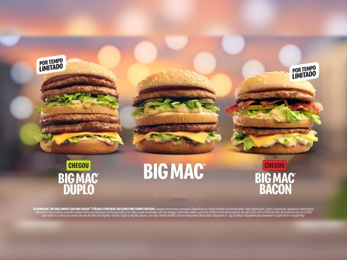 McDonald's apresenta novos Big Macs