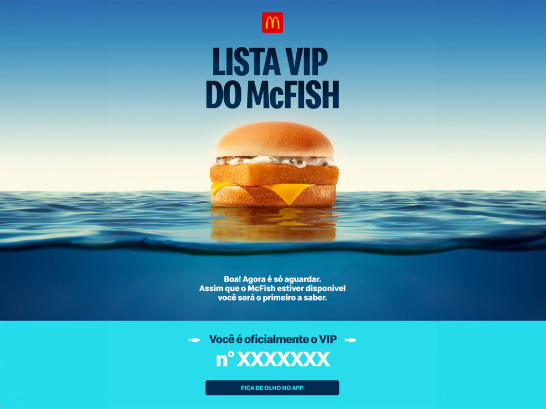 O McFish voltou ao cardápio do McDonald's