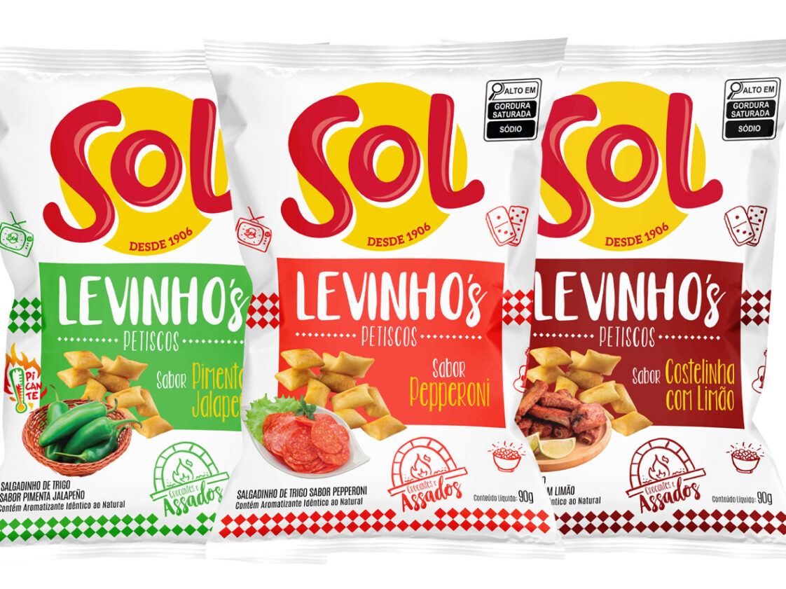 Tem novidade na linha Levinhos, da Sol Alimentos