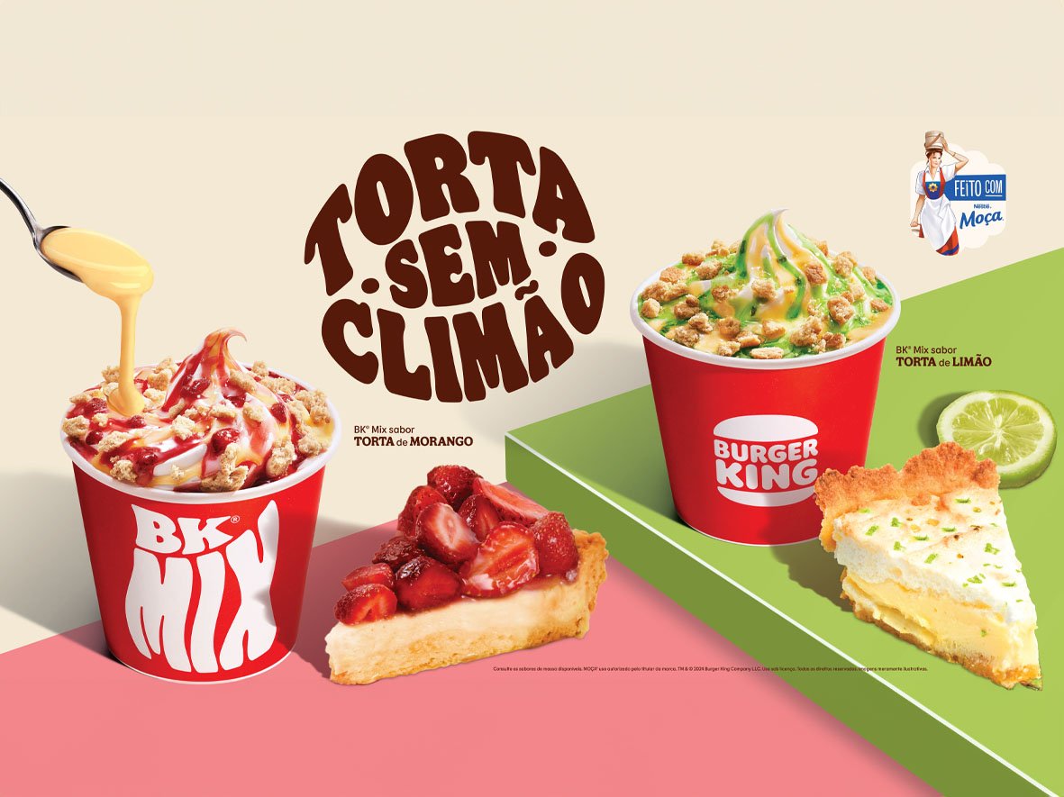 Conheça as novas sobremesas do Burger King