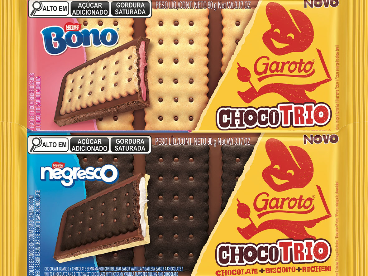 Garoto apresenta novos Choco Trio