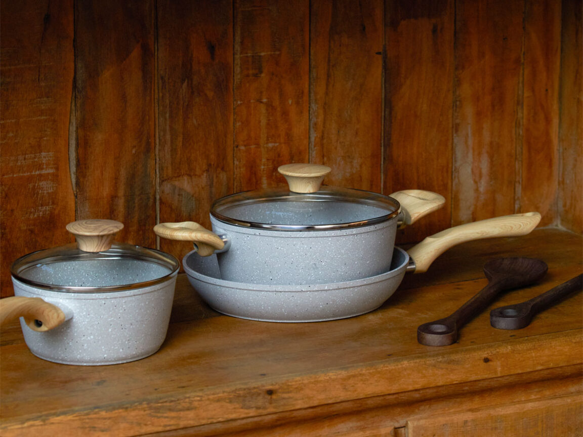 Camicado lança a linha de panelas Sand Wood