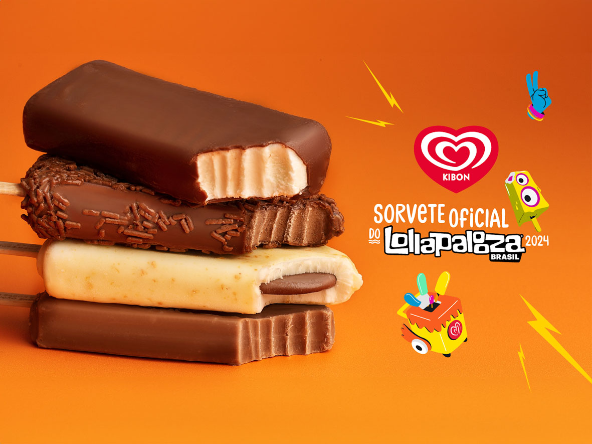 Kibon apresenta novidade no Lollapalooza
