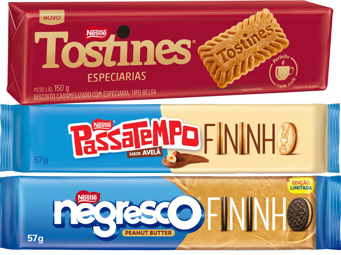 Conheça os novos biscoitos da Nestlé