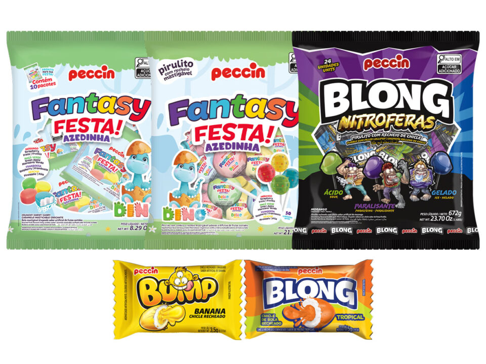 Peccin apresenta novidades na linha de candies