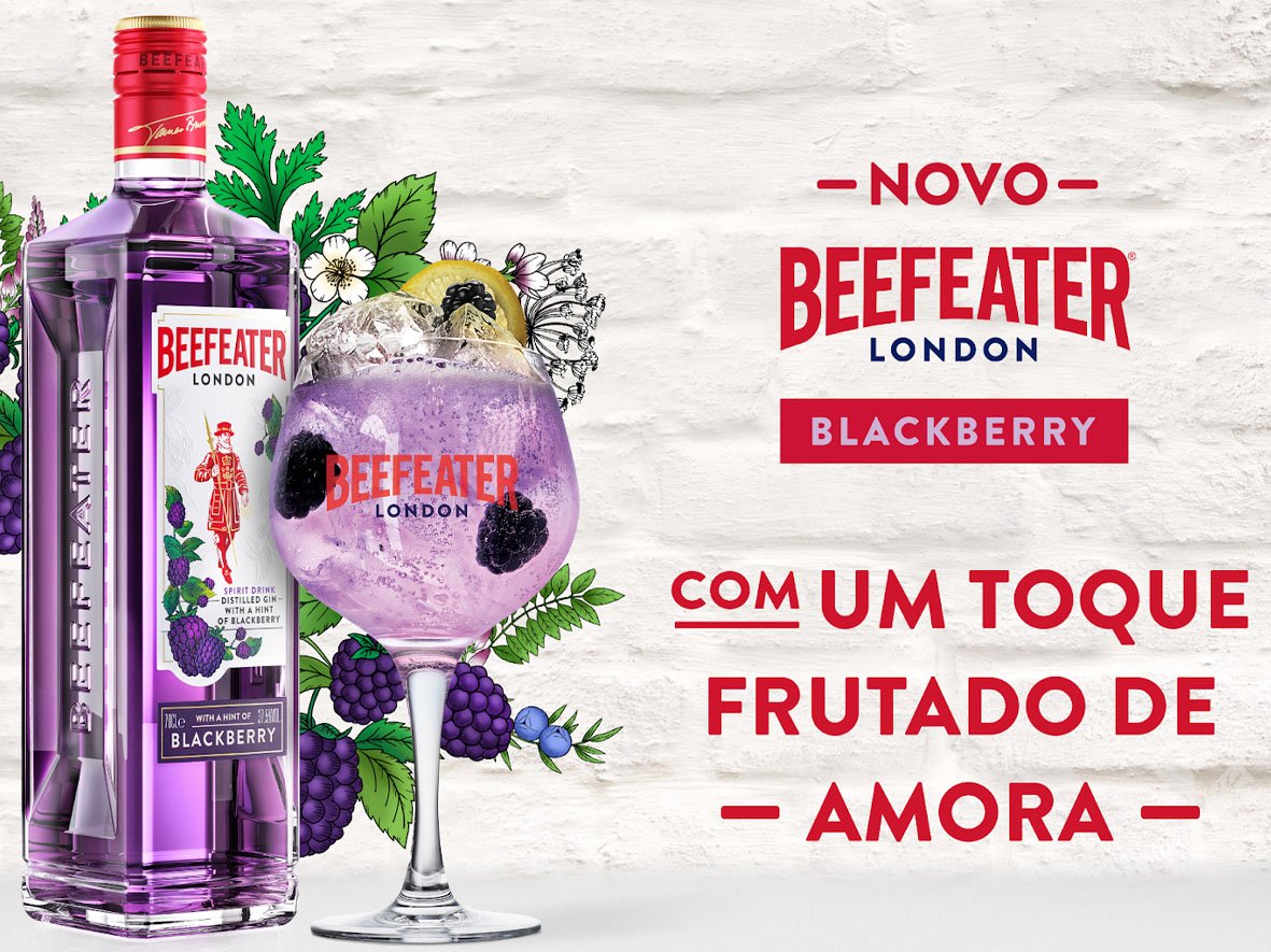 Chegou o novo Beefeater Blackberry
