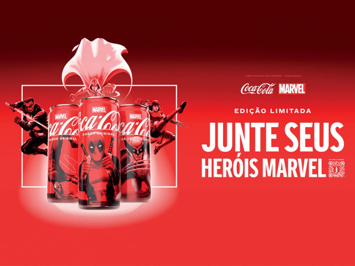 Coca-Cola apresenta nova colaboração com a Marvel