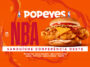 Popeye's tem lançamentos da NBA